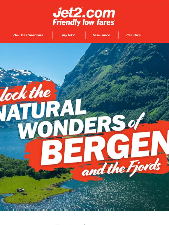 Jet2: Unlock the natural wonders of Bergen and the Fjords | Milled