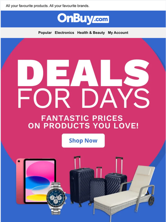 Onbuy: ⚠️Inside: Deals you'll want to add to your basket⚠️ | Milled