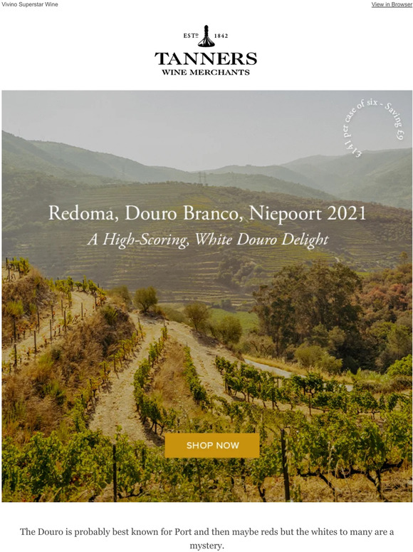 Tanners Wines: White Douro Delight – The Amazing Redoma Branco | Milled