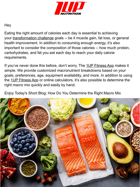 1 Up Nutrition: How Do You Determine the Right Macro Mix | Milled