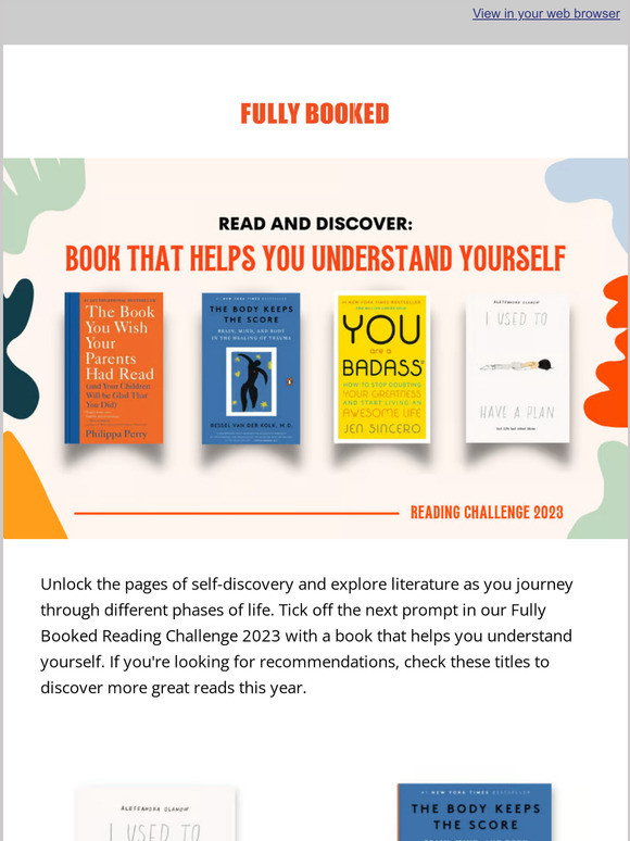 Fully Booked: Books to Help You Understand Yourself | Milled