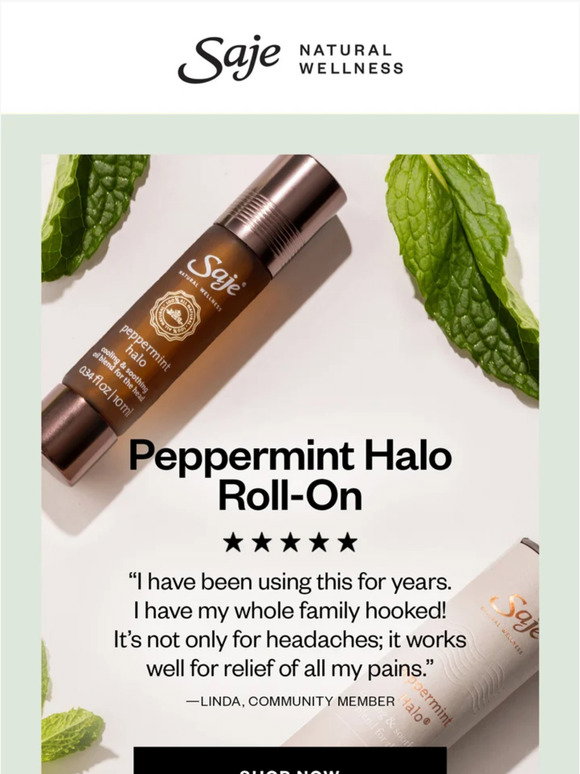 Saje Natural Wellness: The top five best-sellers ⭐️ | Milled