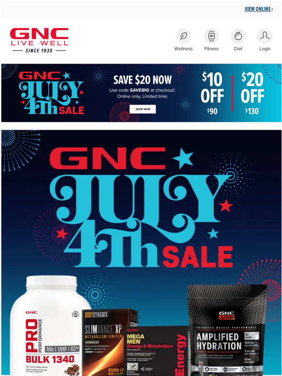 GNC: 💓 Get ready: Your FAVORITES are on sale for the holiday. | Milled