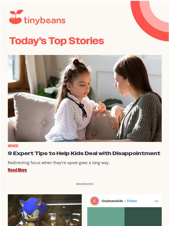 Tinybeans: 9 Expert Tips to Help Kids Deal with Disappointment | Milled