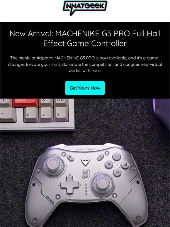 Whatgeek: Arrival Alert: MACHENIKE G5 PRO Full Hall Effect Game ...