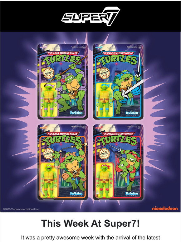 Super7: This Week In Super7 with Teenage Mutant Ninja Turtles! | Milled