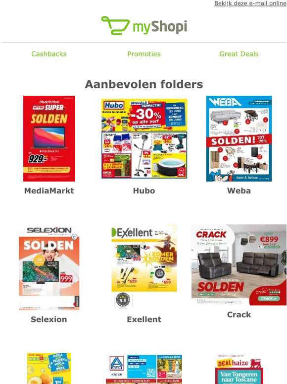 myShopi: Ontdek de beste promoties in de nieuwe folders op myShopi! | Milled