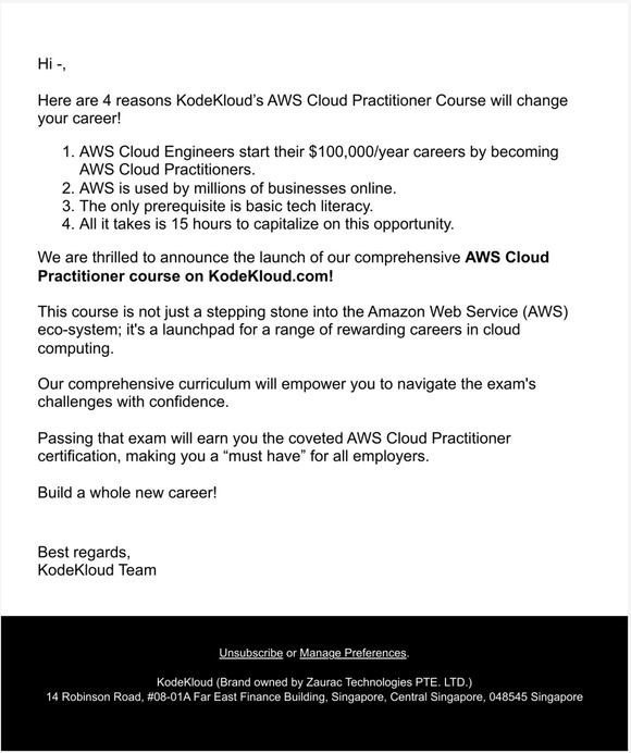 Kodekloud New To The Cloud Aws Cloud Practitioner Course Is For You