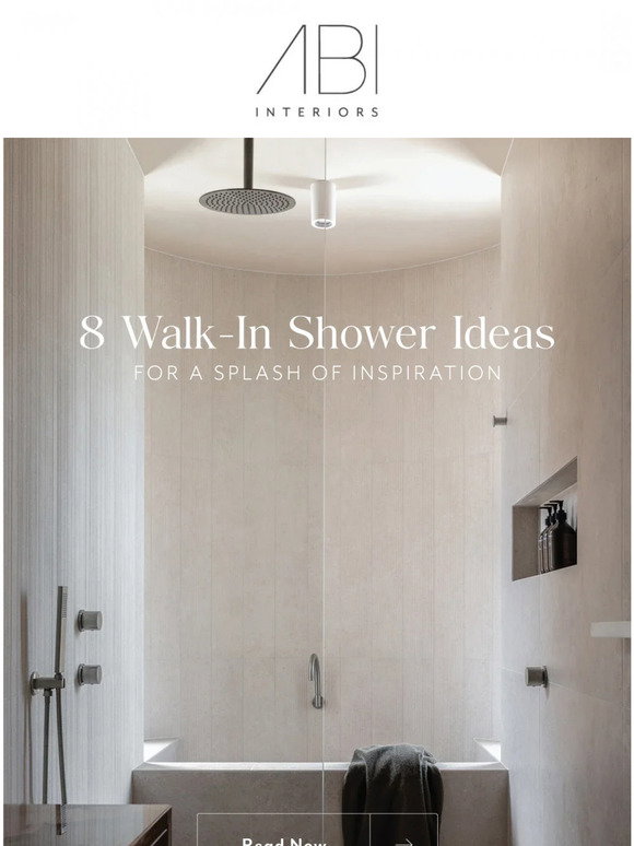 ABI Interiors: Are you planning for a walk-in shower? | Milled
