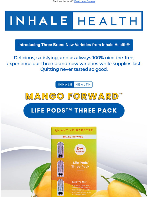 Inhale Health: Introducing Three New Flavors From Inhale Health ...