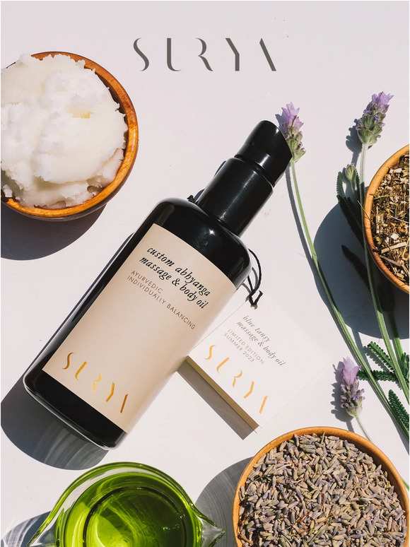 Surya Spa: A Limited Edition Blue Tansy Summer Oil | Milled