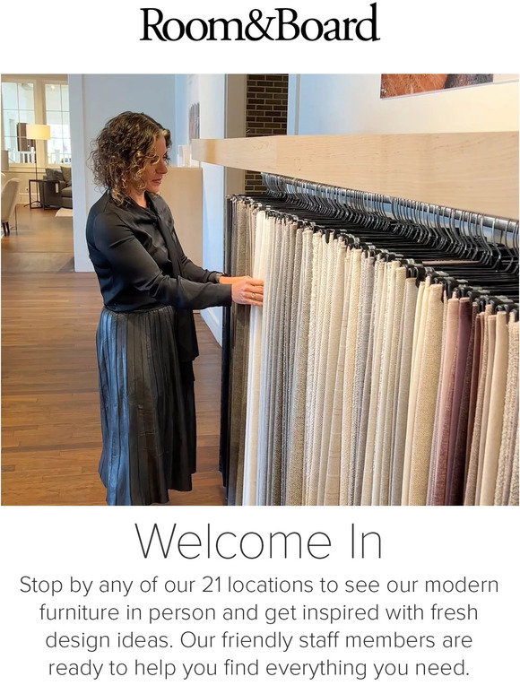Room & Board: An exceptional in-store experience | Milled