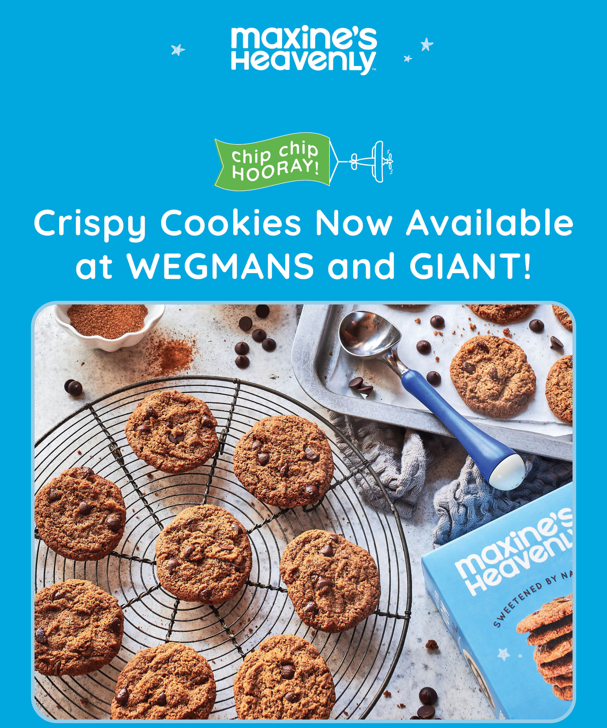 Maxine's Heavenly: Crispy 🍪 are now at Wegmans & Giant stores! | Milled