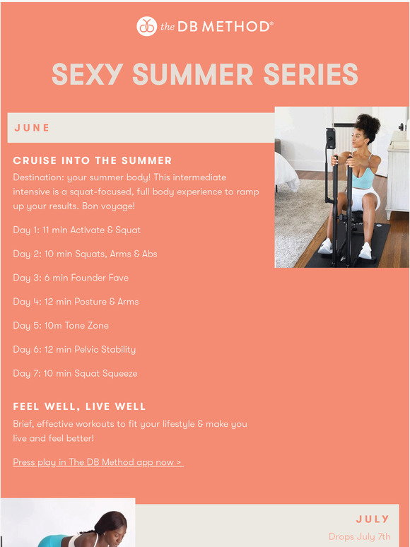 The DB Method: Your Summer Workout Lineup ☀️💪 | Milled