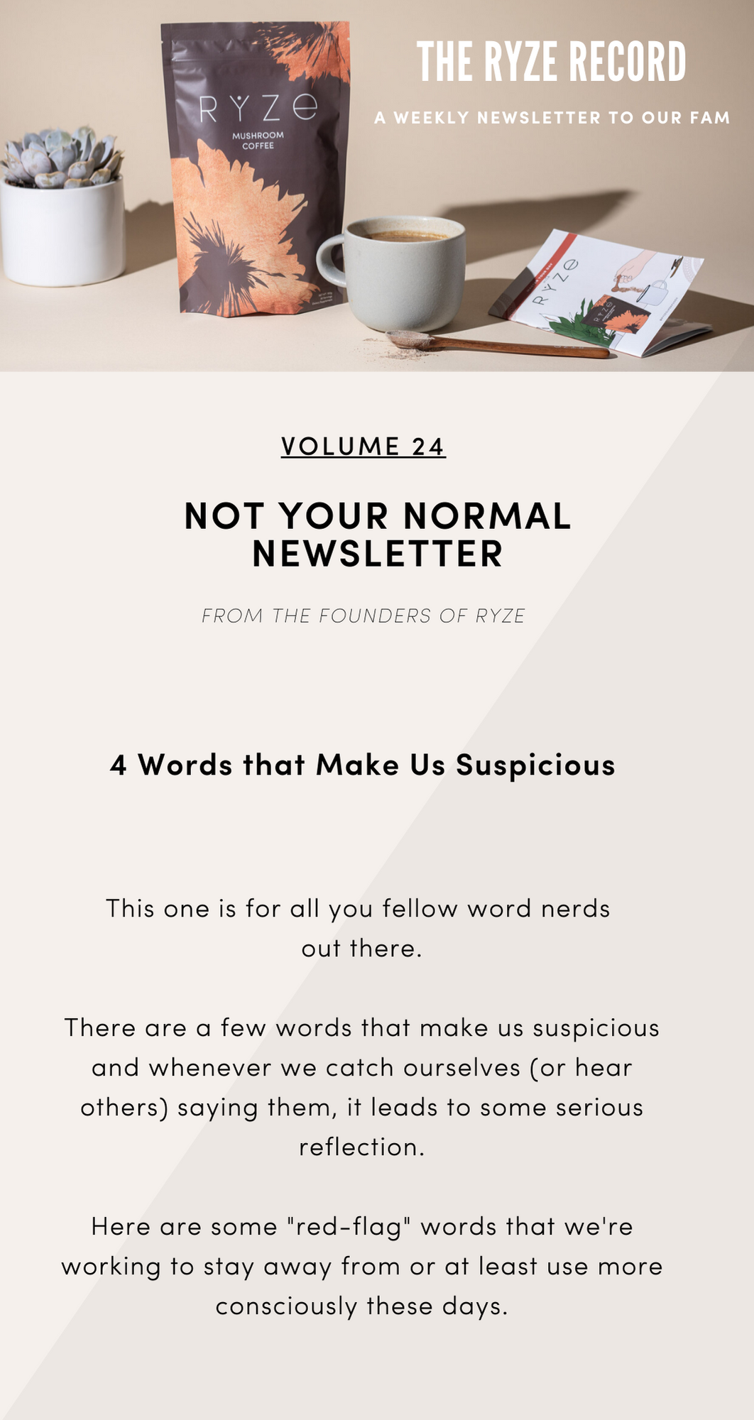 RYZE Superfoods: 4 Words that Make Us Suspicious | Milled