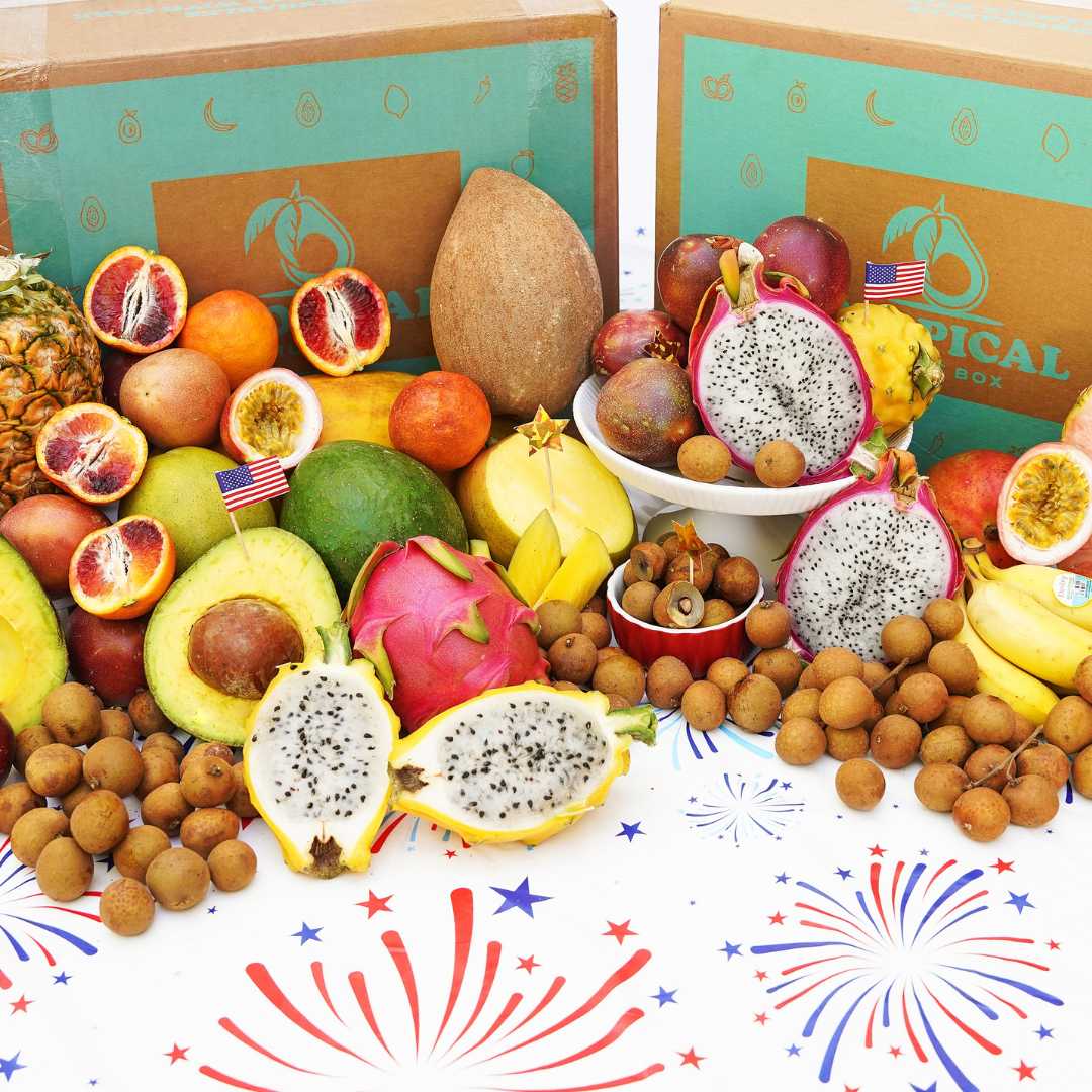 Tropical Fruit Box: Celebrating Fruit Freedom 🎆 | Milled