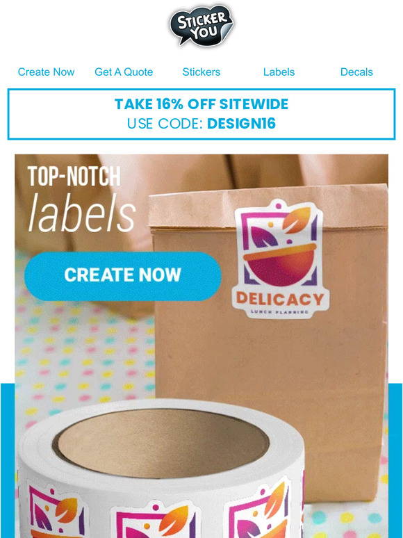StickerYou: Top-Notch Labels -> | Milled