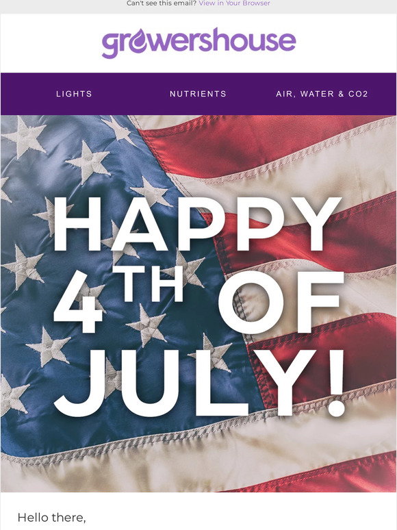 GrowersHouse: 🎆🌱Happy 4th of July from GrowersHouse! | Milled