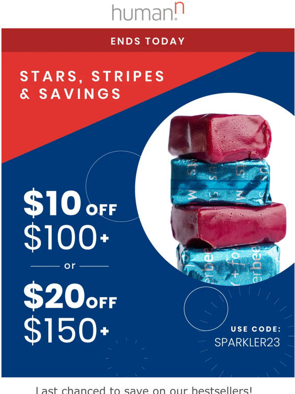 HumanN: It’s almost over... $20 OFF 4th of July Sale! | Milled