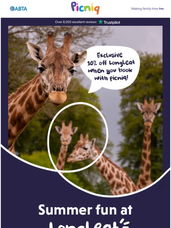 Picniq: Summer fun at Longleat! ☀️ | Milled