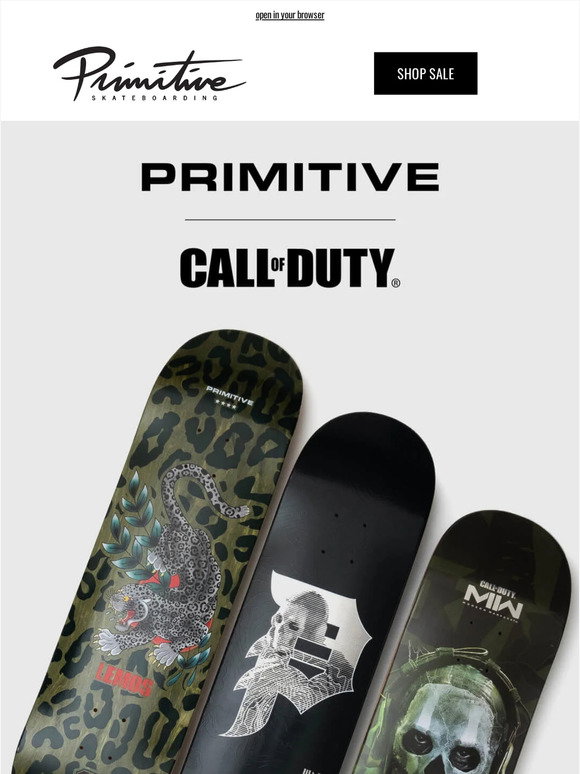 Primitive Skateboarding: Call of Duty | Milled