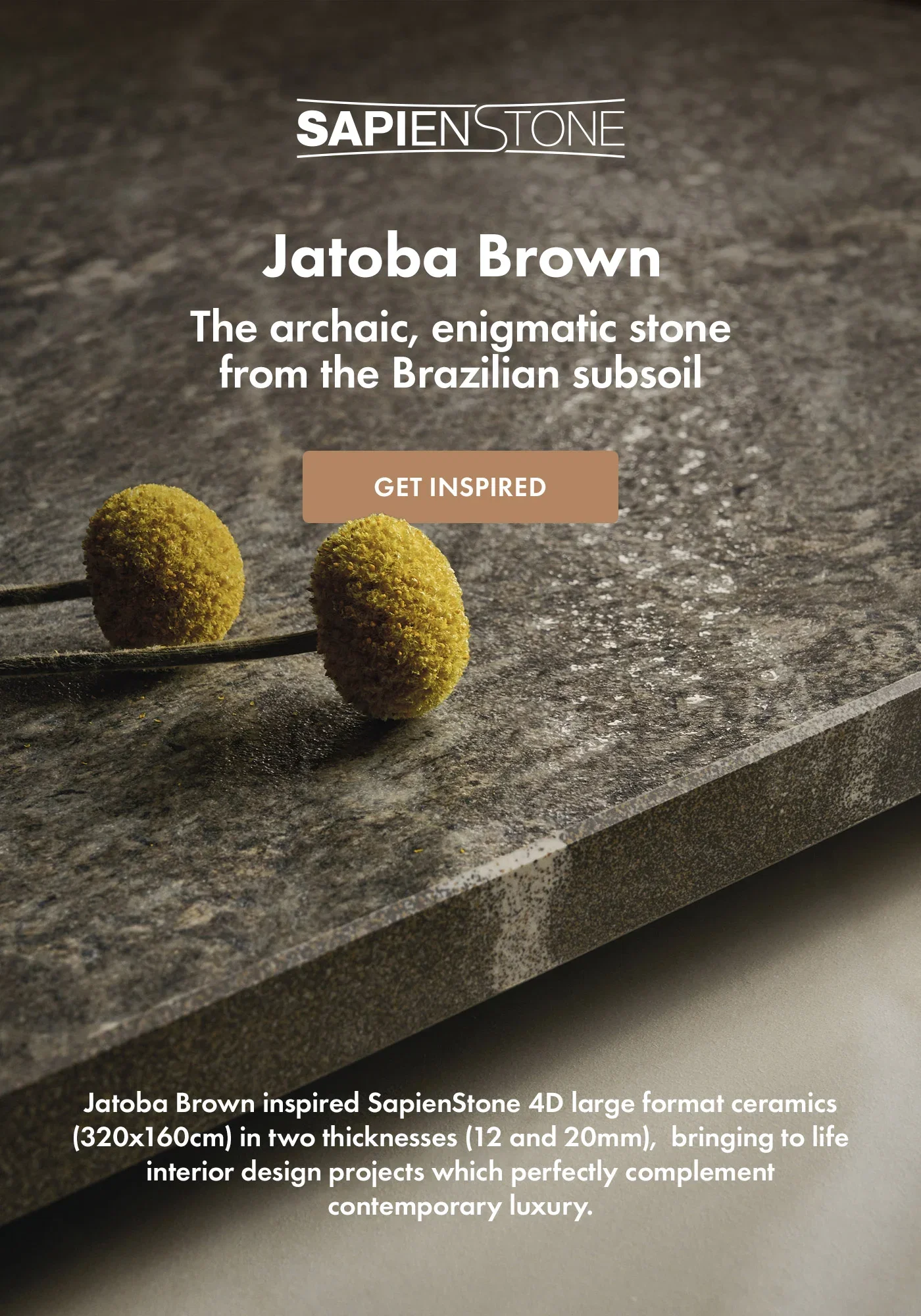 Archiproducts: Jatoba Brown 4D ceramic slabs by SapienStone ...