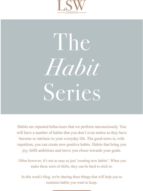 LSW Mind Cards: The Habit Series: Three Ways to Maintain Healthy Habits ...