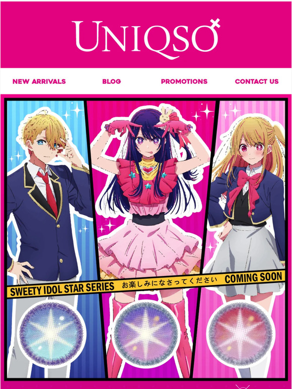 Uniqso: 🌟Spotlight's Calling: Pre-Order the Oshi no Ko Sweety Star Idol ...