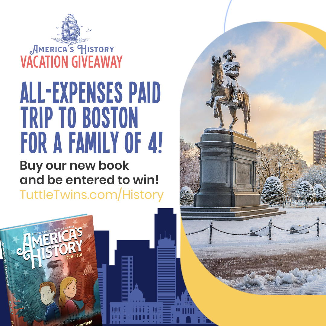 Tuttle Twins: 🇺🇸 Now shipping: America's History Vol. 2 (w/ bonus) | Milled