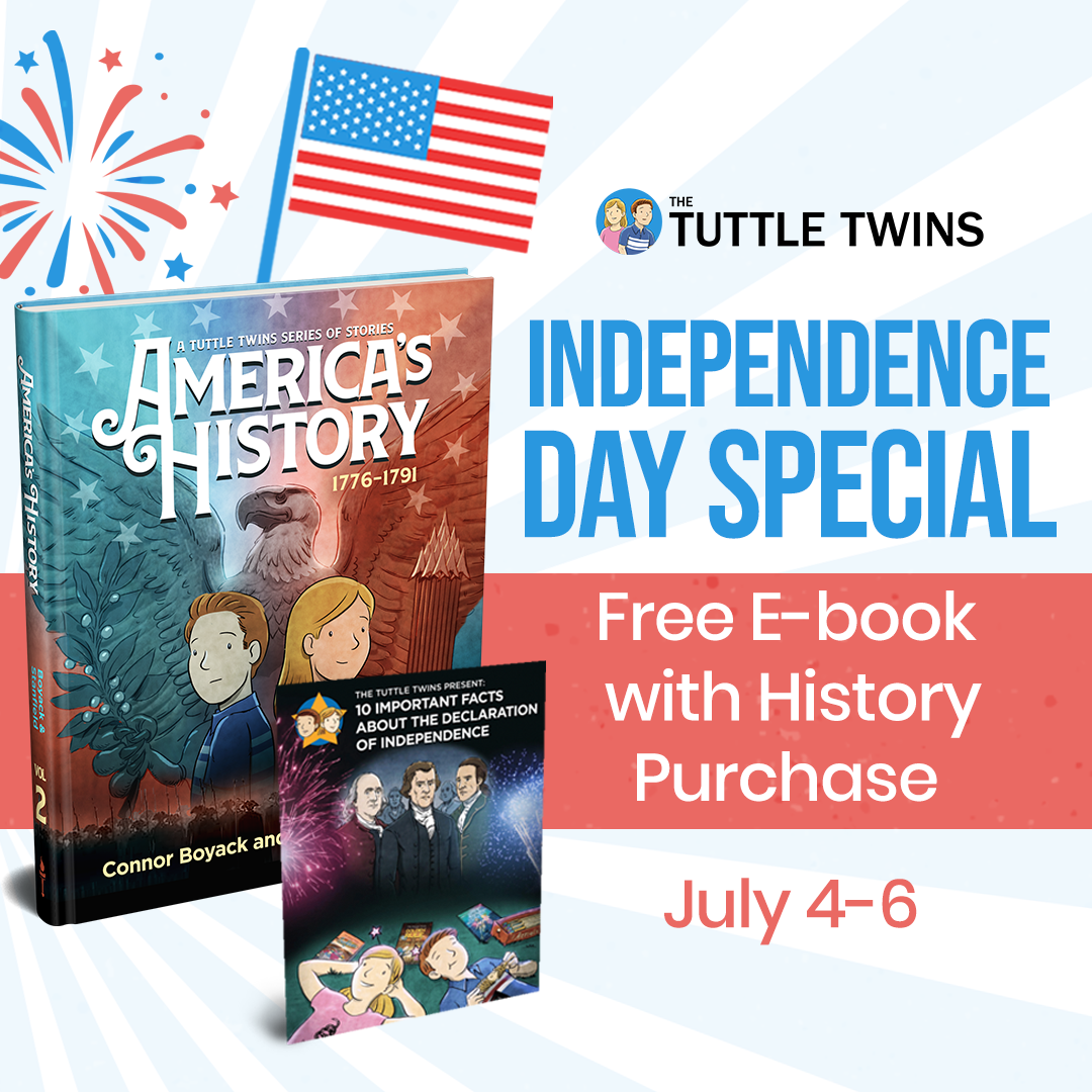Tuttle Twins: 🇺🇸 Now shipping: America's History Vol. 2 (w/ bonus) | Milled