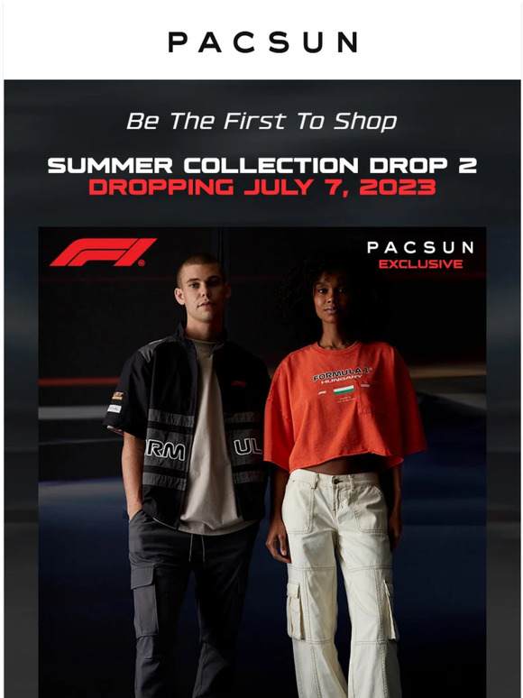 PacSun: Just For You: Formula 1 EARLY ACCESS 🚨 | Milled