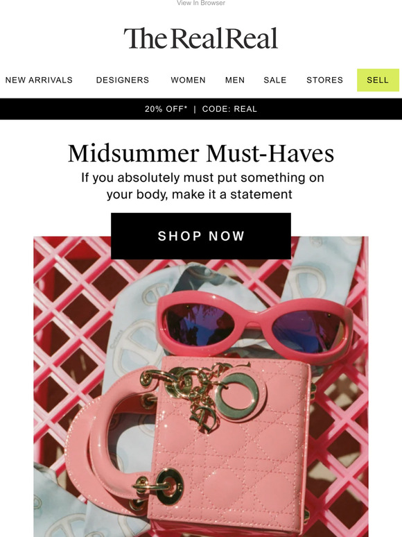 The RealReal: The Midsummer Must-Have List | Milled