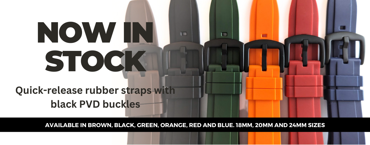 Nato Straps: Just arrived: PVD Silicone Straps | Milled