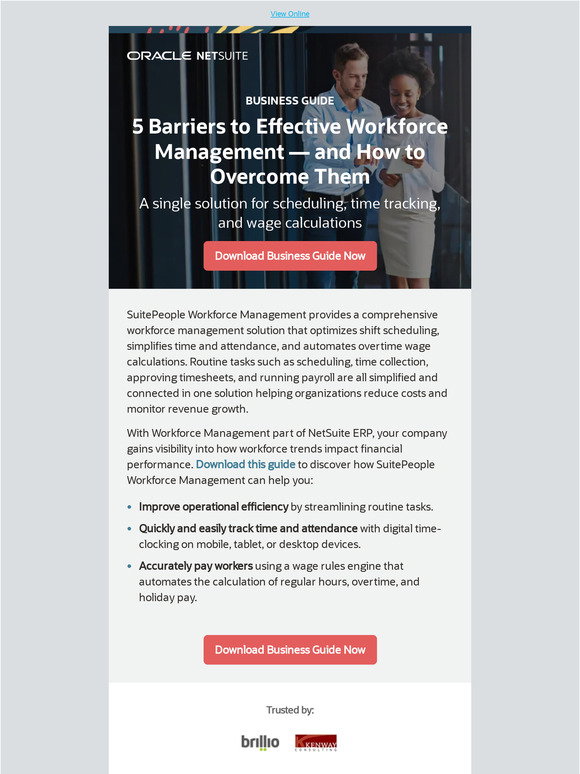 NetSuite: A single solution for scheduling, time tracking, and wage ...