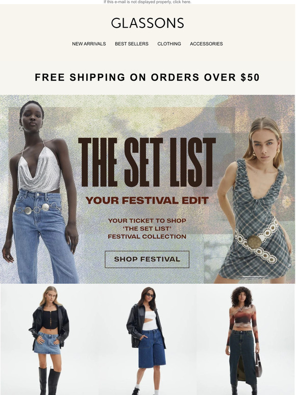 Glassons: Your Ticket Has Arrived. | Milled