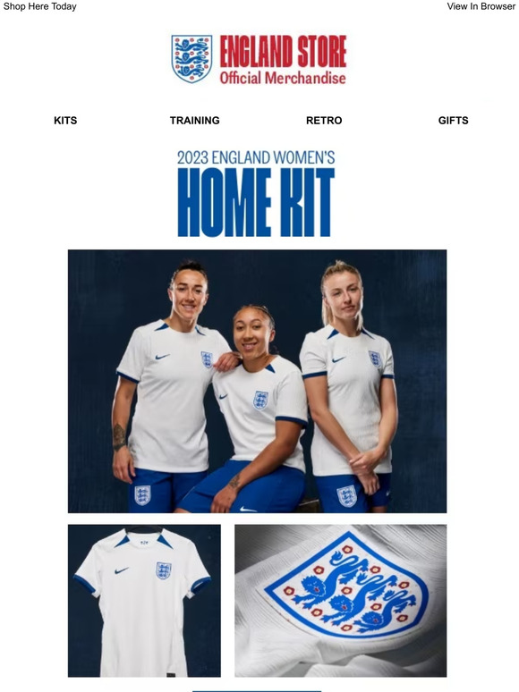 England Store: New Lionesses Lines 2023 | Milled
