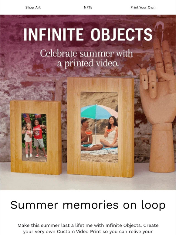 Infinite Objects: Dive into summer with Infinite Objects 😎 | Milled