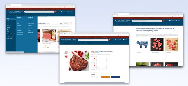 Allen Brothers: New Improved Website! Easier Shopping & Great New ...