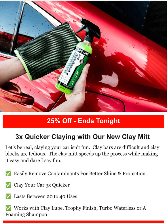 Torque Detail: NEW: Clay & Decon 3x Quicker with Our Clay Mitt | Milled