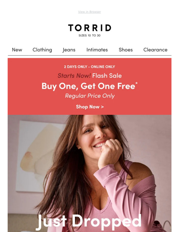 Torrid: Just dropped: NEW Super Soft Rib in stores now! ☁️ | Milled