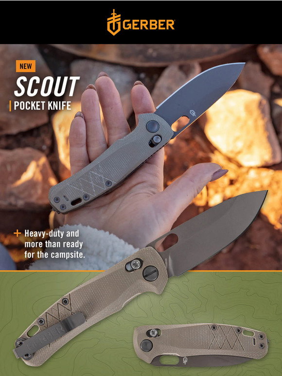 Gerber Gear: New: the Scout pocket knife. | Milled