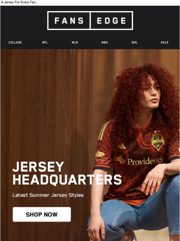 FansEdge.com: Jersey Headquarters | Latest Names & Numbers | Milled