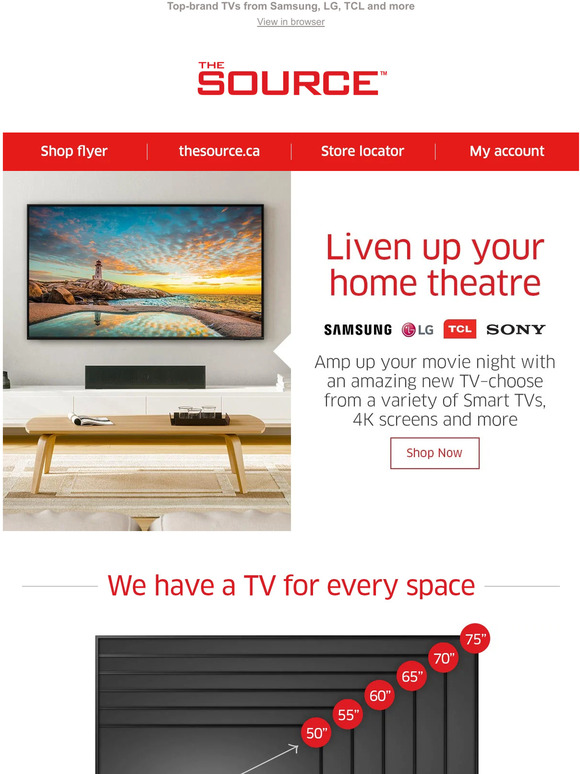 TheSource.ca: Find the perfect TV for your space | Milled