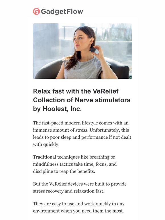 Gadget Flow: 🙃 A nerve stimulator that actually works | Milled