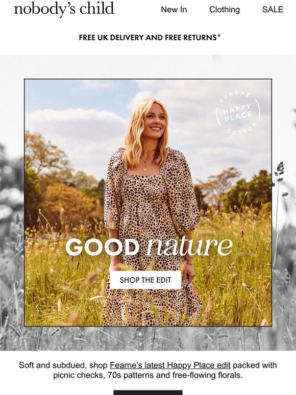 Nobody's Child: Fearne’s latest edit JUST landed 🌿 | Milled