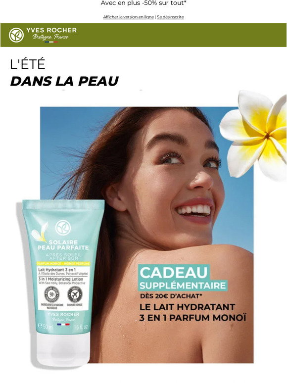 Yves Rocher: Votre cadeau supplémentaire est là 🌴 | Milled