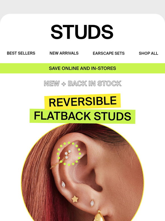 Studs: VERSATILE, COMFY, EXTRA CUTE | Milled