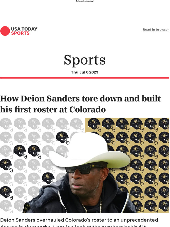 USA TODAY: How Deion Sanders tore down and built his first roster in ...