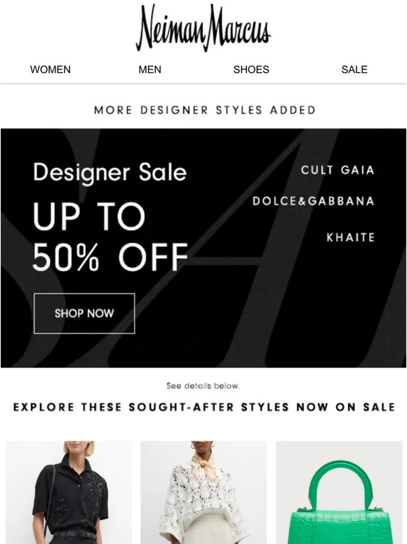Neiman Marcus: Cult Gaia, Khaite, Vince & more Designer Sale arrivals ...