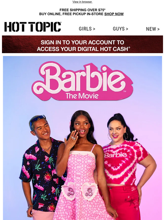 Hot Topic: Barbie forever 💖 Shop our Barbie Collection | Milled